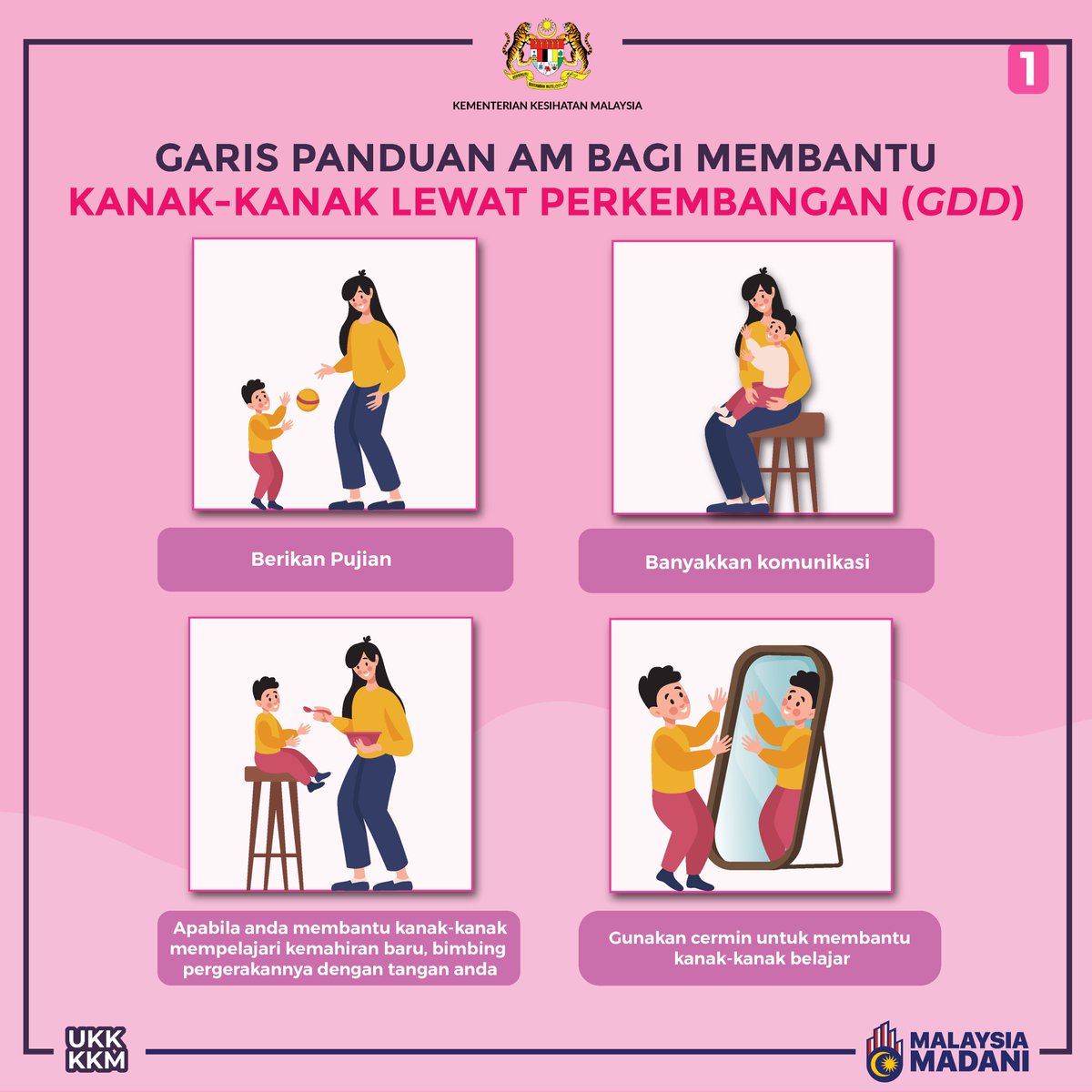 KKMalaysia🇲🇾😷 on Twitter: "👦👧Lewat perkembangan atau “Global Developmental Delay” (GDD) merujuk ...