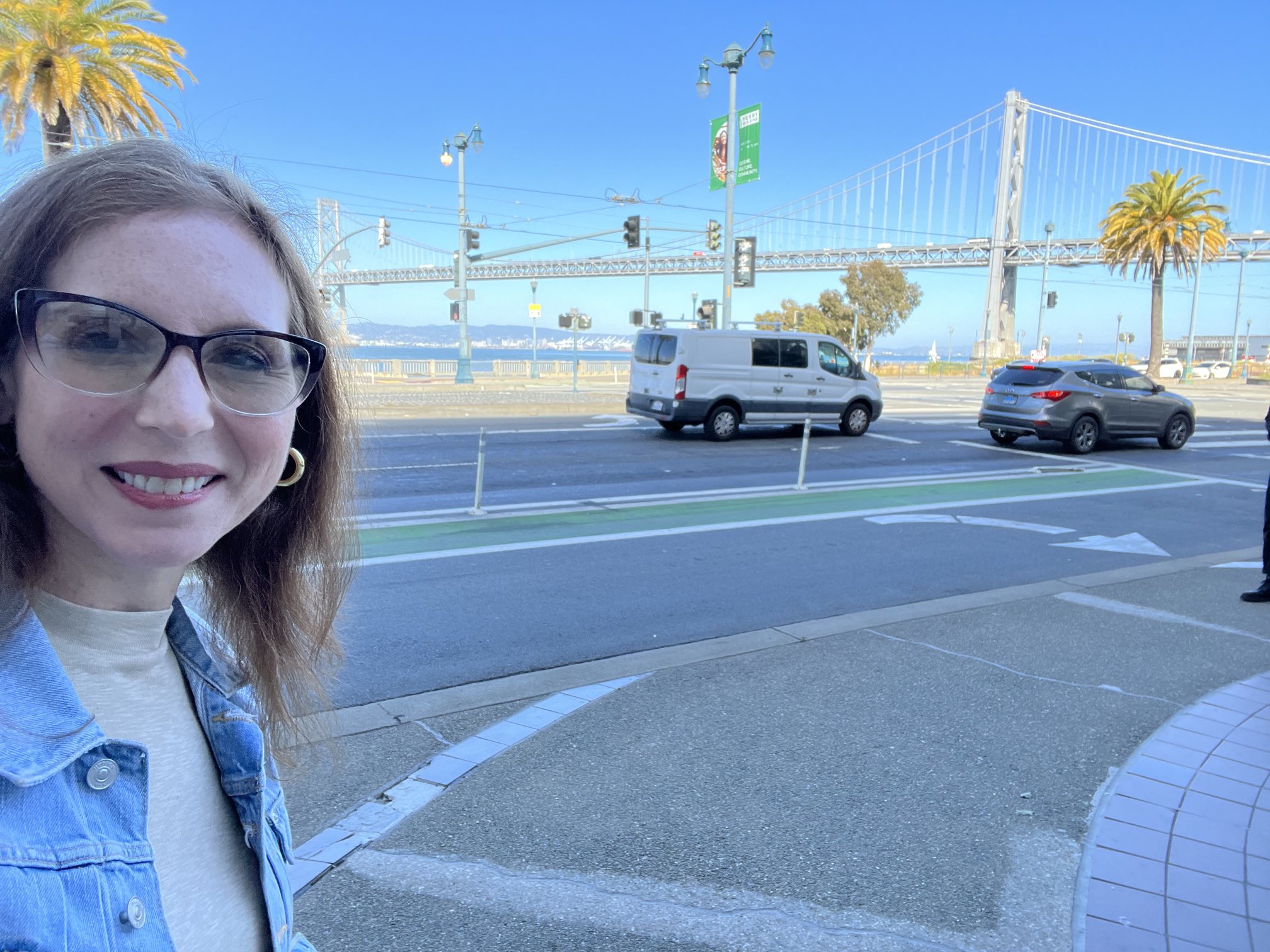 Rachel Barnhart on Twitter: "Bay Bridge in San Francisco. About to get on ferry to Oakland. Wish ...