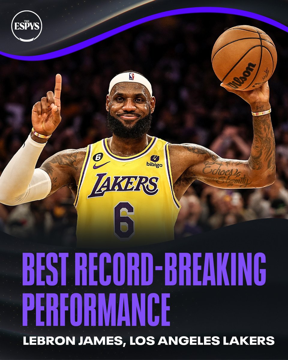 Nba On Espn On Twitter The Scoring King π Kingjames Wins The Espy