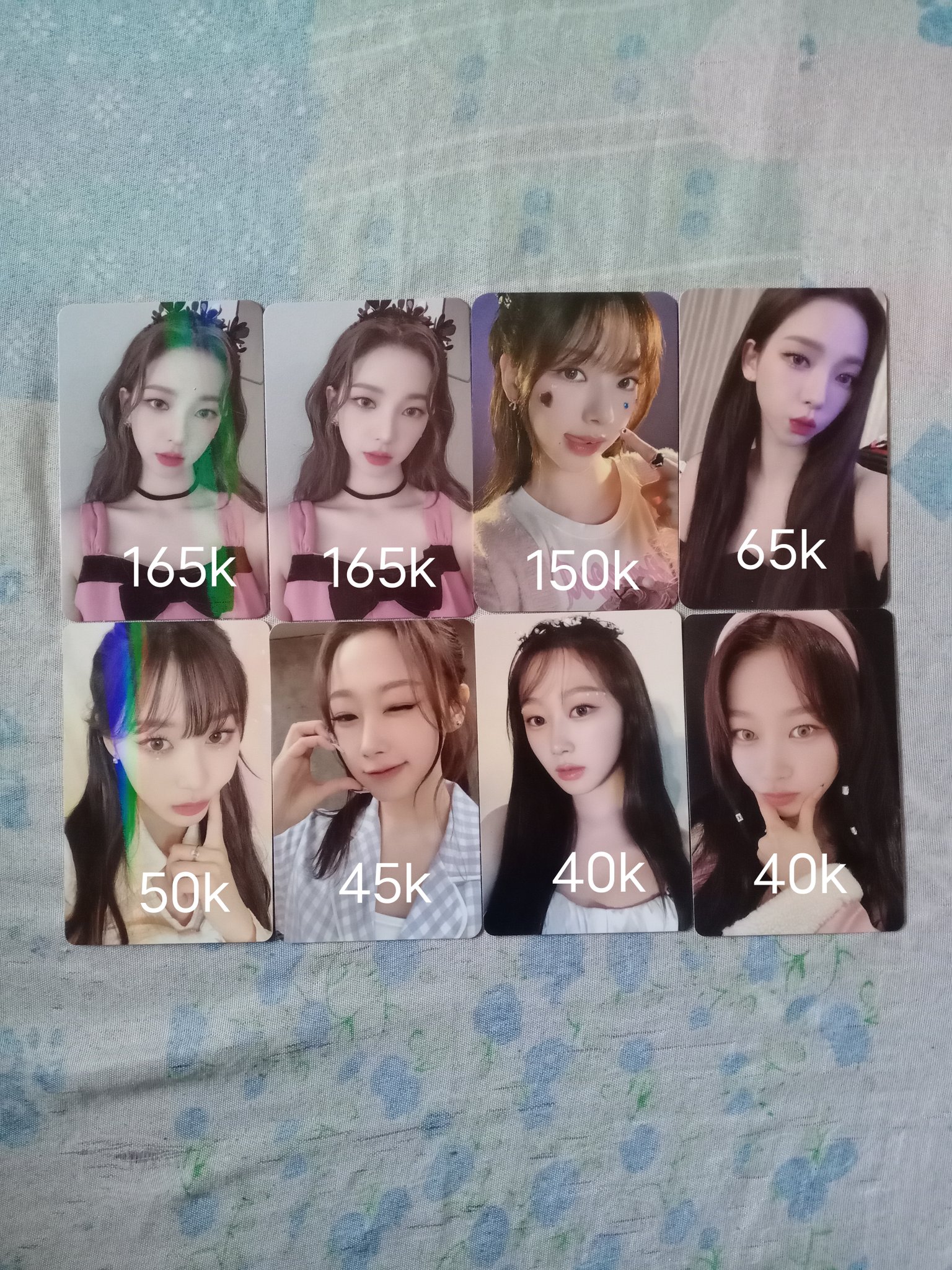 chacha🪻 || MT after DM🌸 on Twitter: "HELP RT! WTS // WANT TO SALE POTHOCARD AESPA IVE READY INA ...