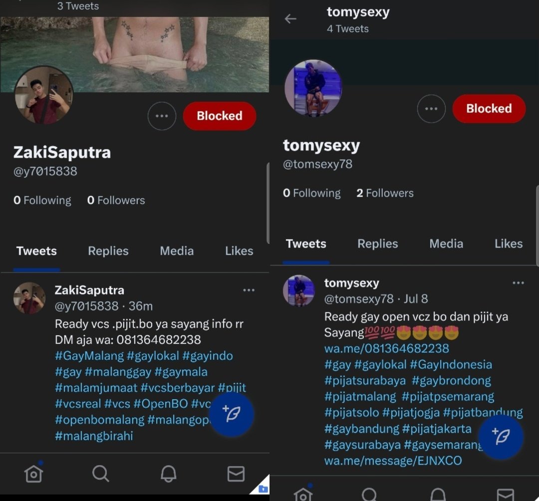 Boy on Twitter: "Terdeteksi PENIPU PEMERAS buat akun akun baru lagi Dua akun berbeda dengan ...