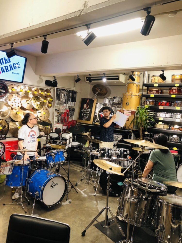 DRUMGARAGE(ドラムガレージ) 大阪北堀江ドラム専門店 on Twitter: "本日ドラムジム開催日🥁♬ 個人練習では得られない学びと楽しさがココにはあります👍♬ #セラクドラムジム ...