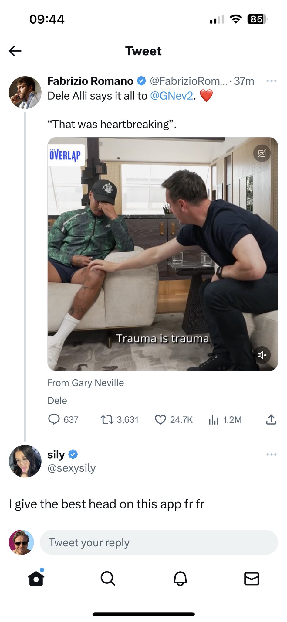 OptiMystic Mings 🦁 on Twitter: "The tweet and then the first comment sums up Twitter in a ...