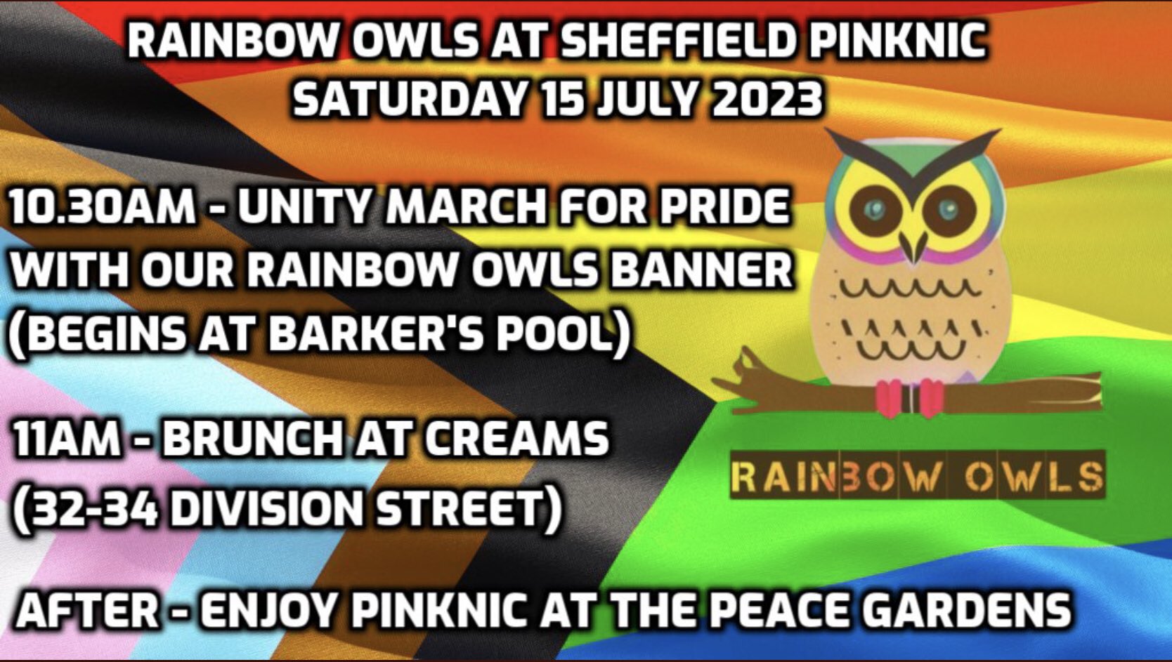 Rainbow Owls on Twitter: "Just a reminder there’s only a few days until our first ever social ...