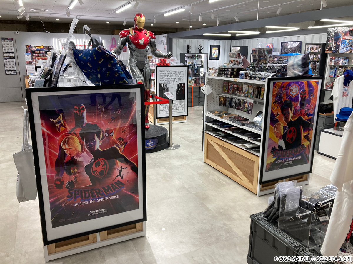 MARVEL STORE by SMALL PLANET on Twitter: "映画🎥『#スパイダーマン：アクロス・ザ・スパイダーバース』絶賛公開中🔥 全国の #MARVEL STORE ...
