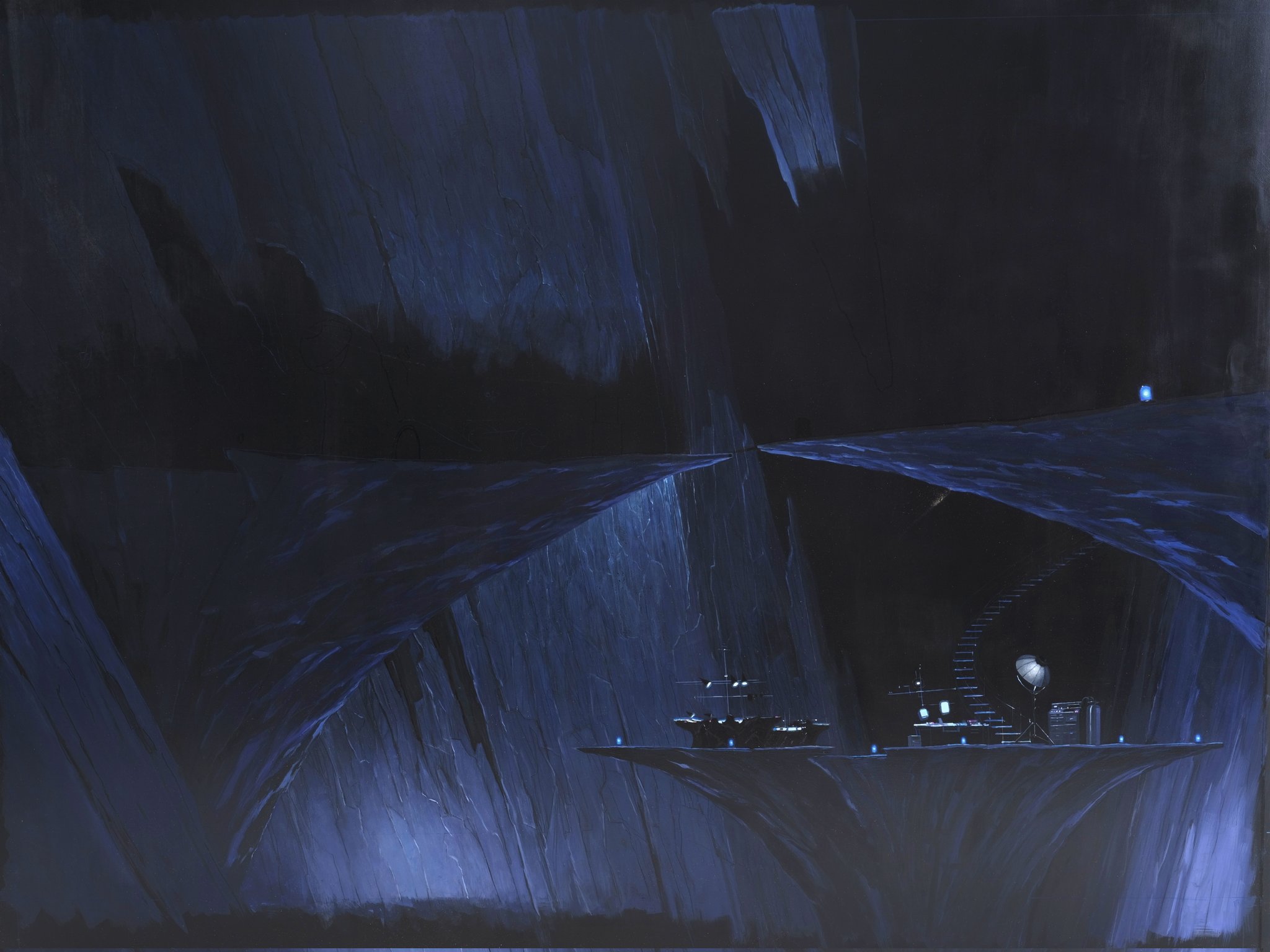 Batman Begins Batcave