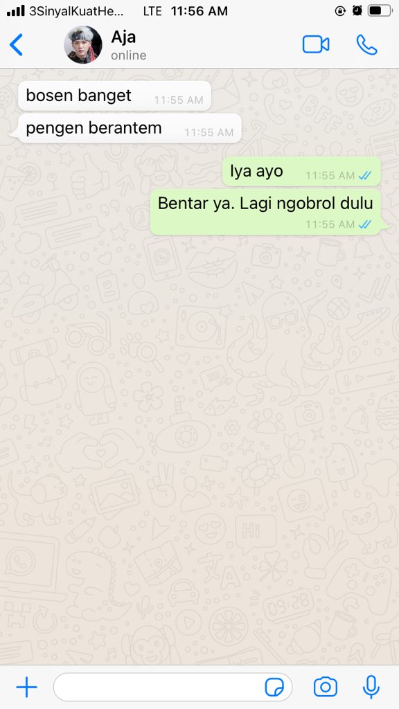 R. on Twitter: "ayo aja gue mah"