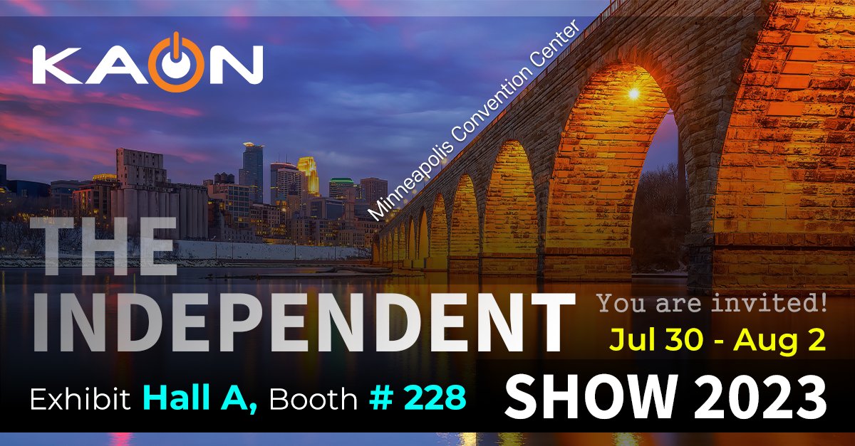 KAON Group on Twitter: "KAON will be at The Independent Show from July 30 to August 2, in ...