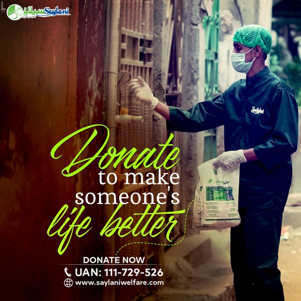 Saylani Welfare International Trust on Twitter: "𝗗𝗼𝗻𝗮𝘁𝗲 to Create a Better 𝗙𝘂𝘁𝘂𝗿𝗲 for All ...