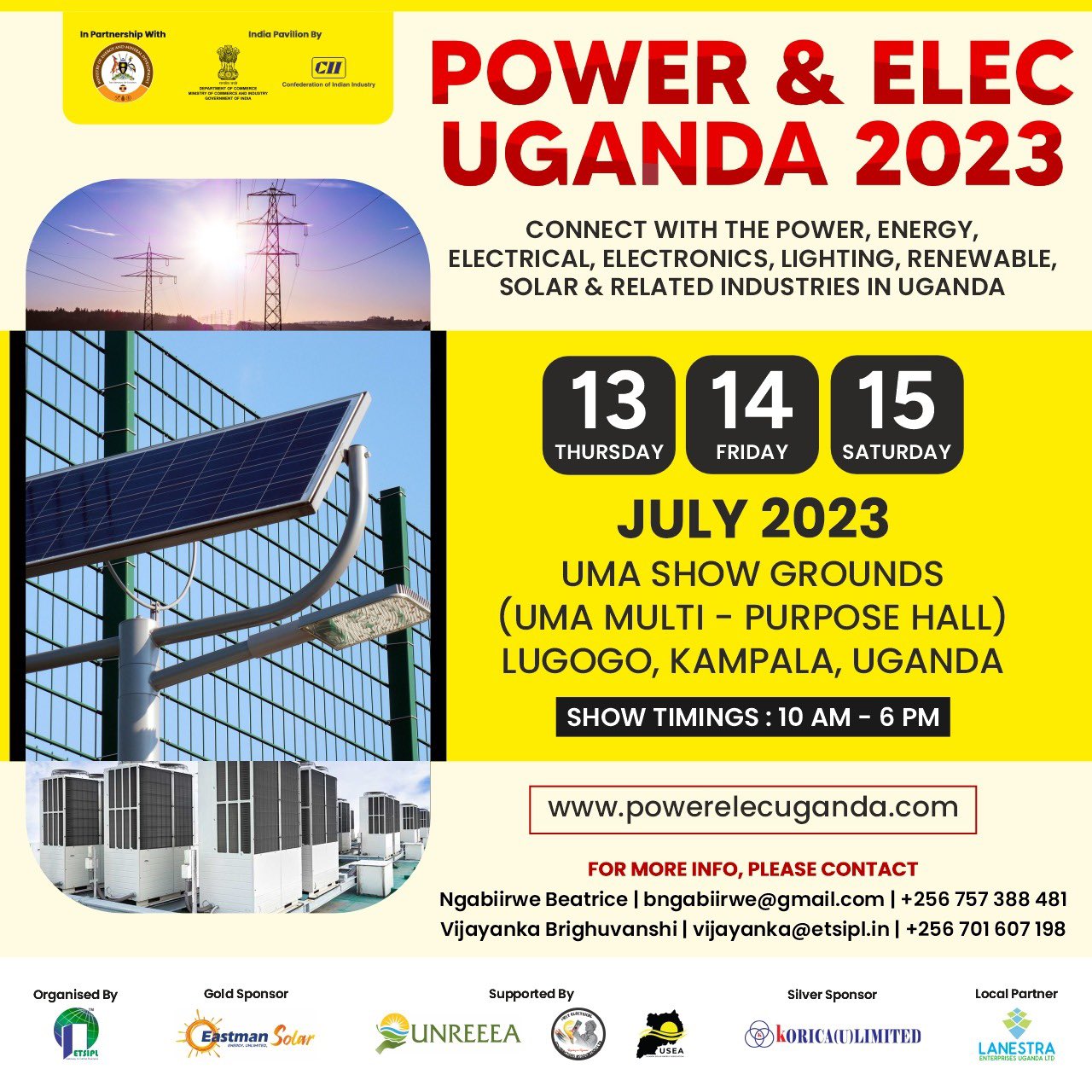 Vicky on Twitter: "The Power & Elec International Expo 2023 starts today. It will run from 13th ...