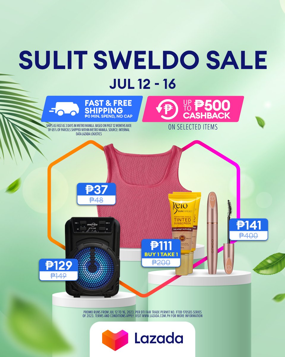 Lazada Philippines on Twitter: "Sweldo day is treat yourself day! What will you check out this # ...
