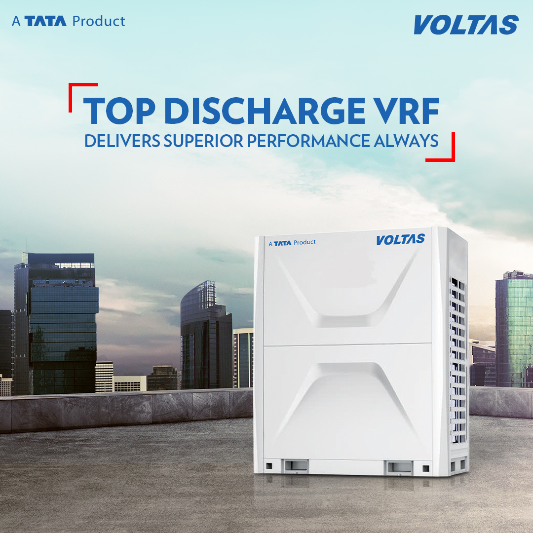 My Voltas on Twitter: "An efficient and effective system, Voltas Top Discharge VRF Segment meets ...