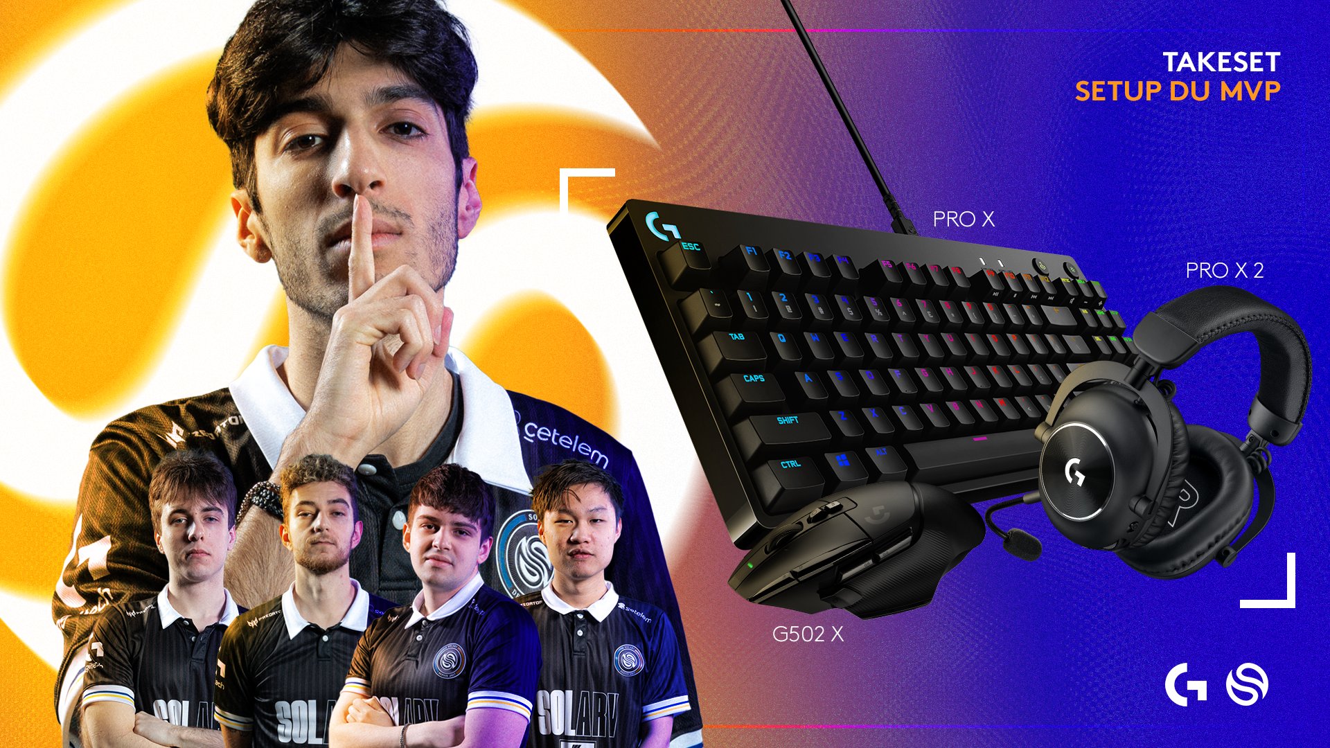 Logitech G France on Twitter: "Une win en 4V5 🤫 Takeset encore MVP 🤫 C'est trop.... Bravo ...