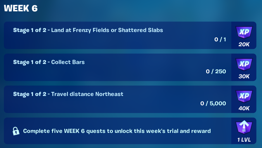 Fnbrbananik • Fortnite Leaks And News On Twitter The Week 6 Quests Are