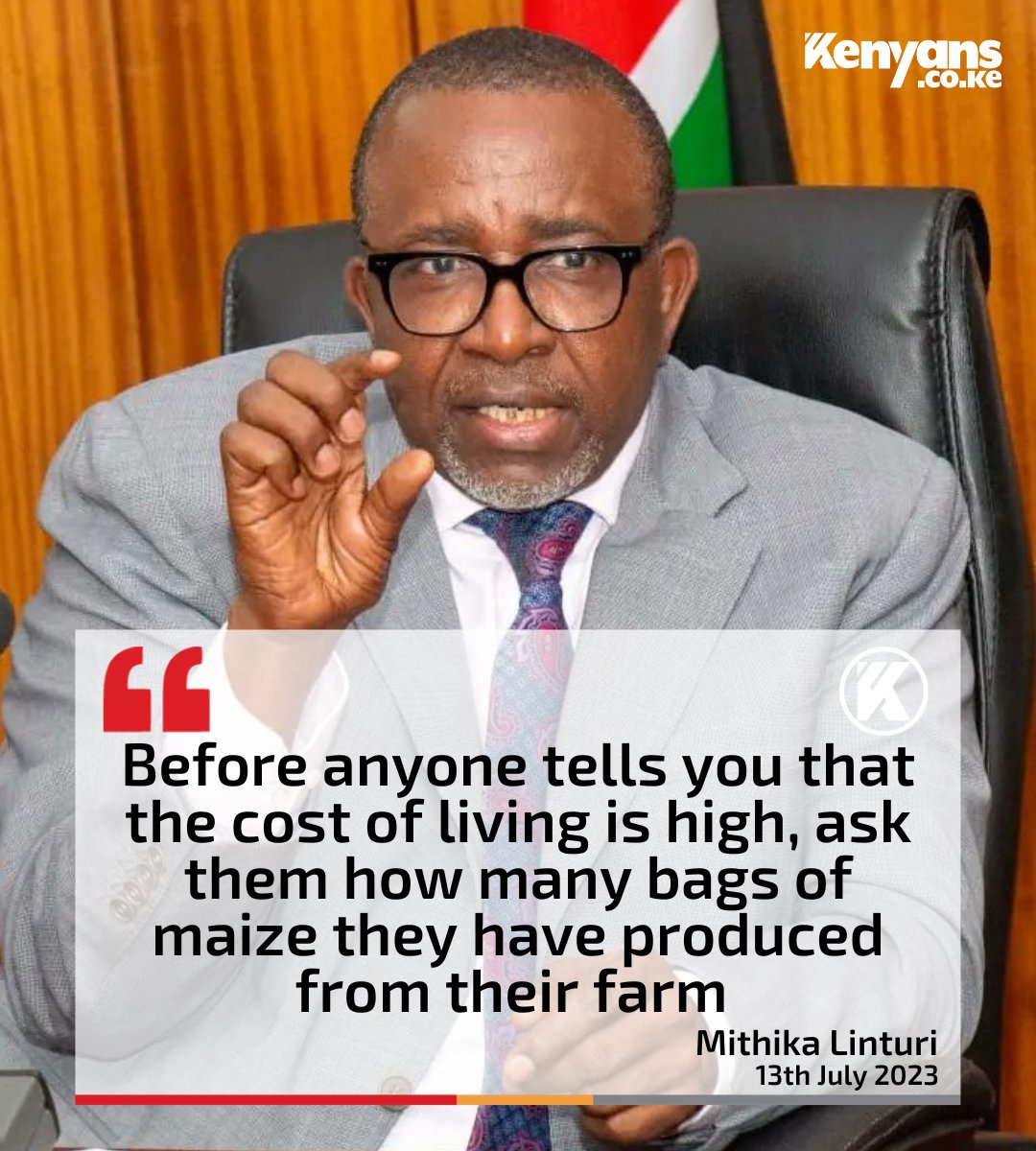 Kenyans.co.ke on Twitter: "Before anyone tells you that the cost of living is high, ask them how ...