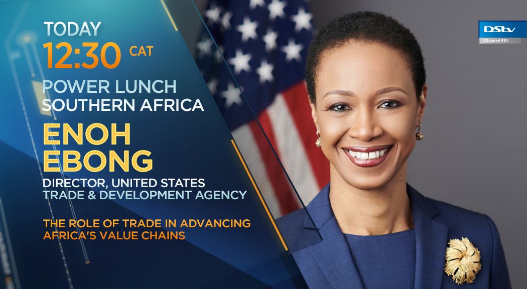 CNBC Africa on Twitter: "[WATCH] Today on #PLSA: Enoh Ebong (@USTDA_Director),Director of @USTDA ...