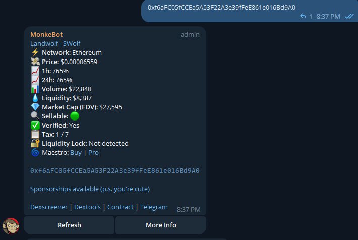 0x on Twitter: "Finding mooners is hard to hit @DeFiDownsin called $WOLF before all your ...