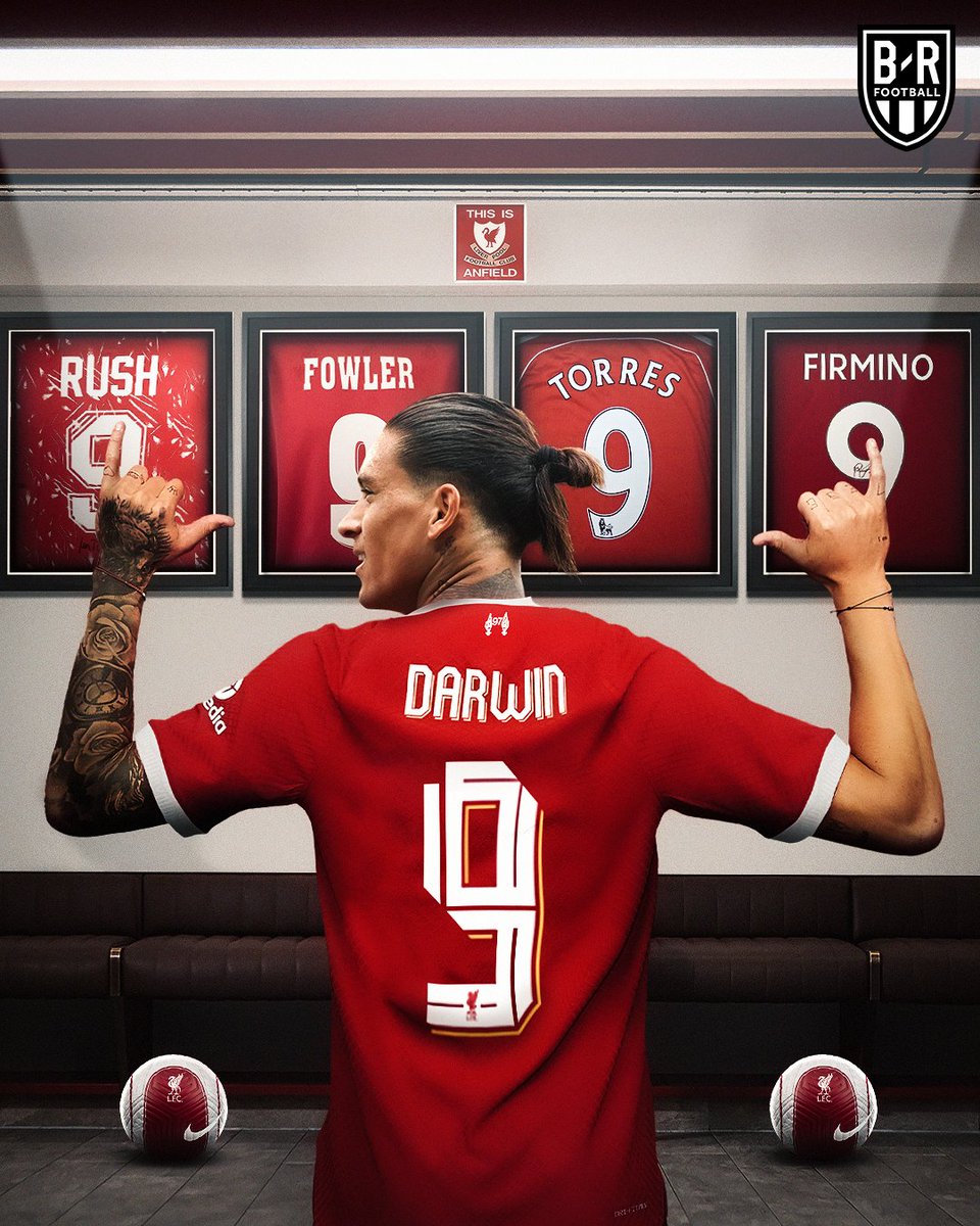 Liverpool announce Darwin Núñez will wear their No.9 shirt next season ...