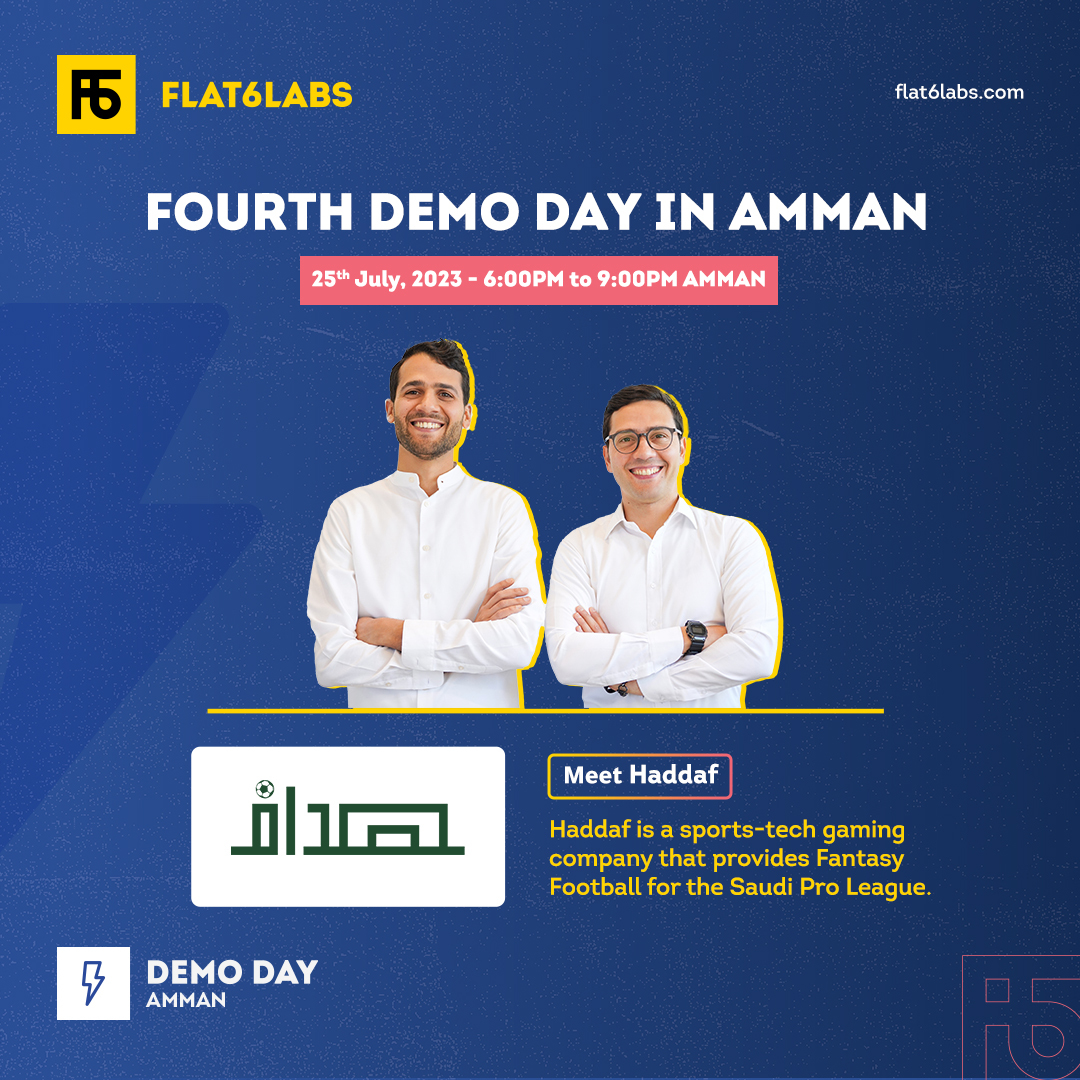 Flat6Labs on Twitter: "Let’s meet the #startups pitching at our Fourth Demo Day in #Amman!⚡️ ...