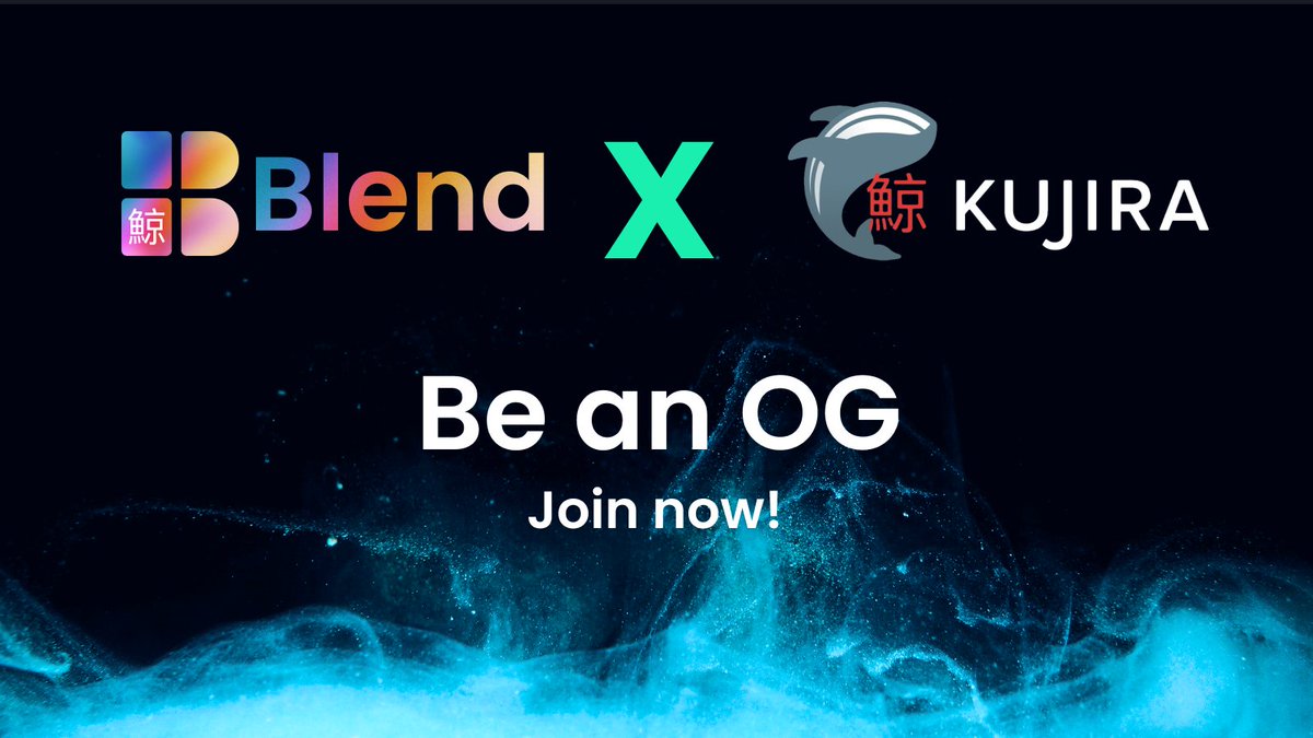 Blend Protocol 🉐 on Twitter: "Attention, Kujira community! 🚨 You have 72 hours to apply for the ...