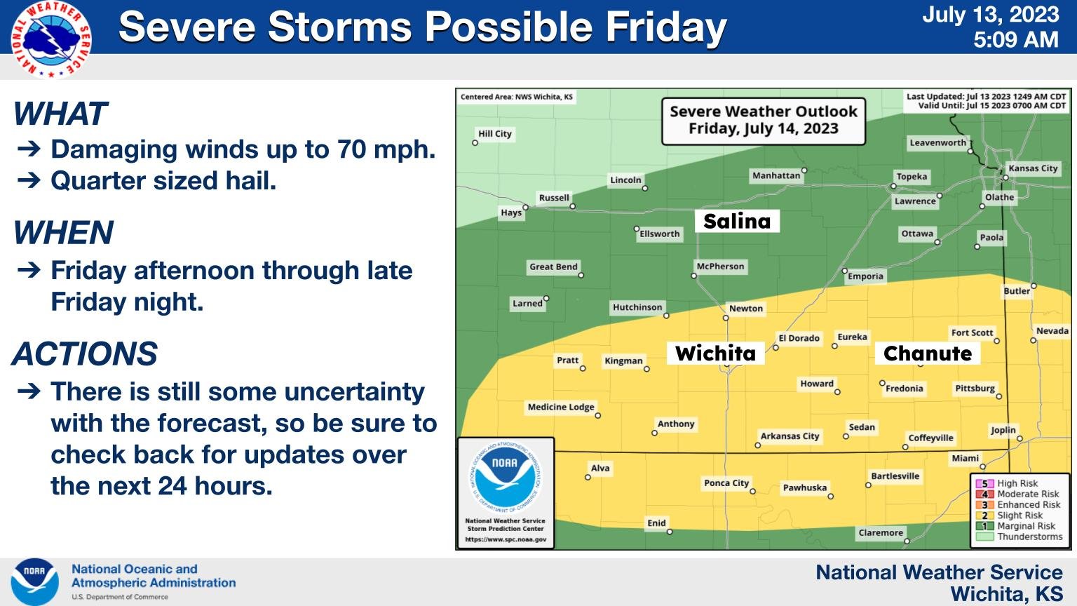 Nws Wichita On Twitter Strong To Severe Storms Are Possible Again On