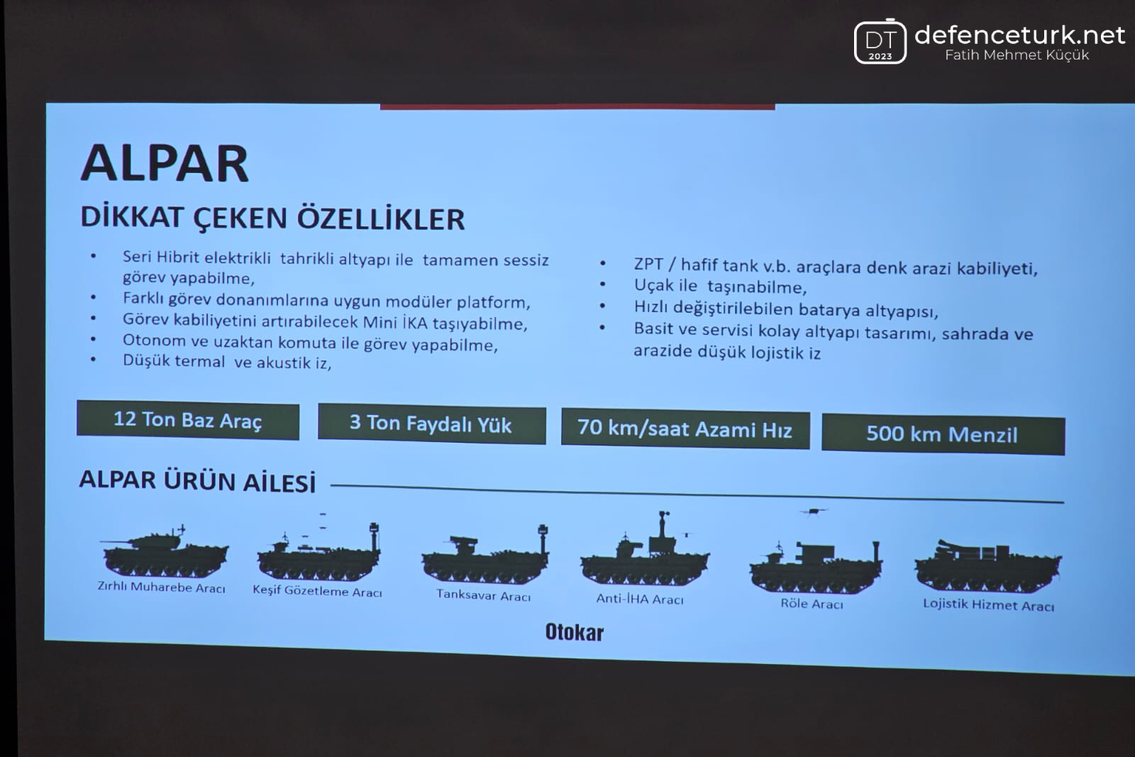 Defence Turk on Twitter: "🔴🇹🇷Otokar ALPAR İKA'nın özellikleri 🔸ZMA, Anti-İHA, Tanksavar, Röle ...