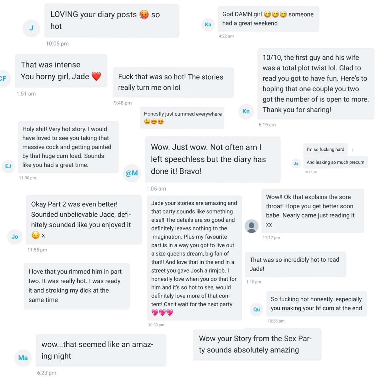 Jade Vow On Twitter Just Some Reactions To My Latest Posts About The