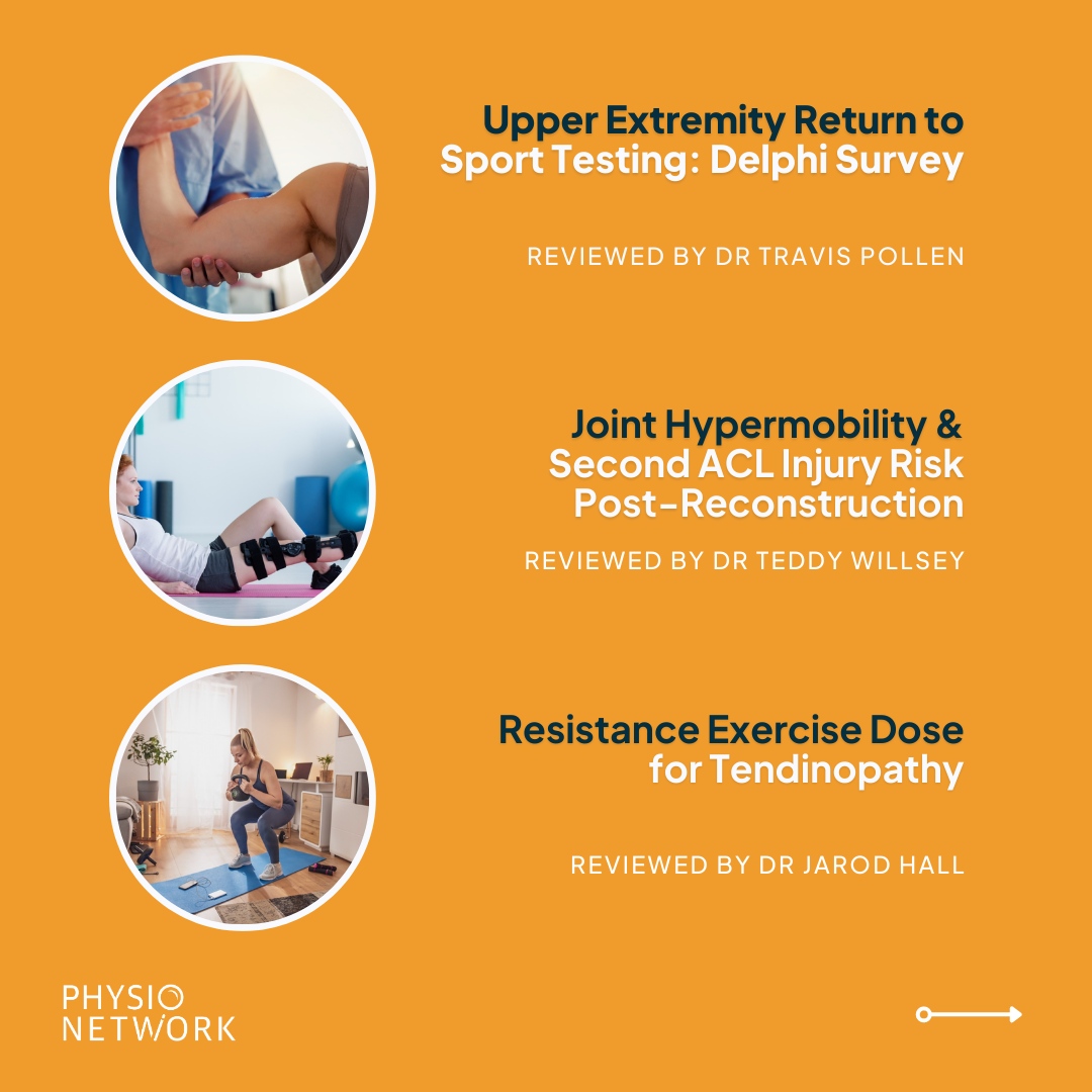 Physio Network on Twitter: "📅 Our team of experts have broken down 12 new papers for you into 5 ...