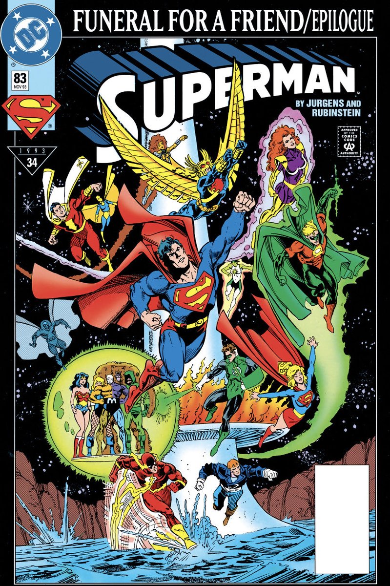 Chelsea Daniel 💜 on Twitter: "Superman #83 Cover - Art by Dan Jurgens and Joe Rubinstein # ...