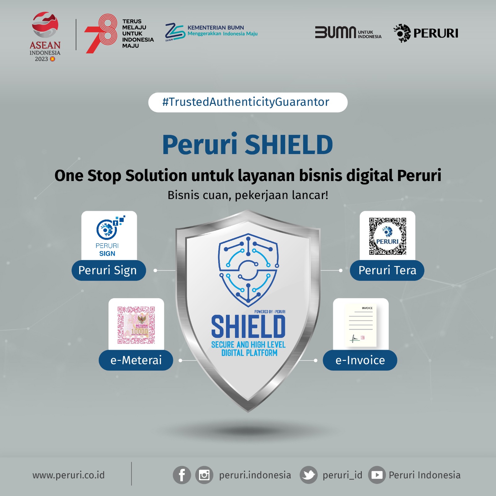 PERURI on Twitter: "Dapatkan layanan solusi digital Peruri dalam satu platform yang dapat ...