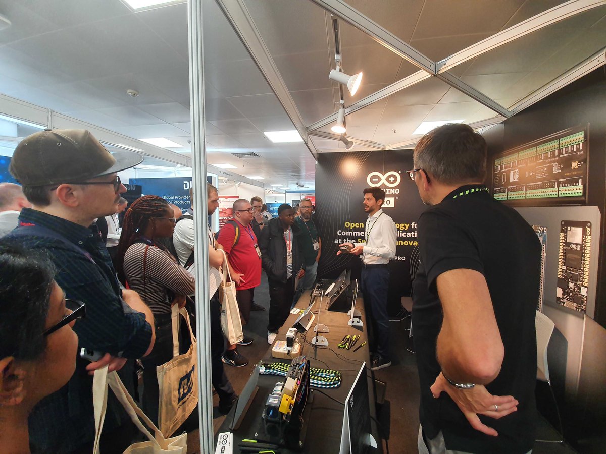 Arduino On Twitter Arduino Pro Is In London For Hwpmax23 The Booth Has Been Buzzing With