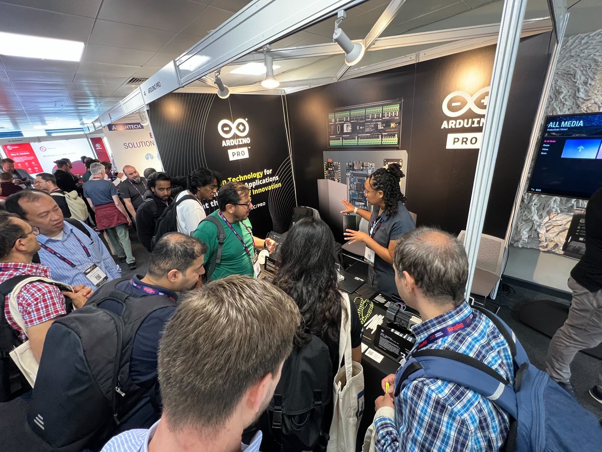 Arduino On Twitter Arduino Pro Is In London For Hwpmax23 The Booth Has Been Buzzing With