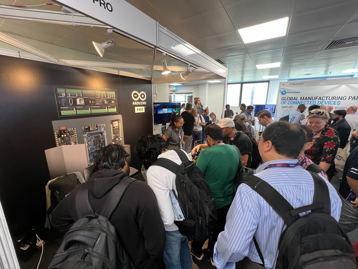 Arduino On Twitter Arduino Pro Is In London For Hwpmax23 The Booth Has Been Buzzing With