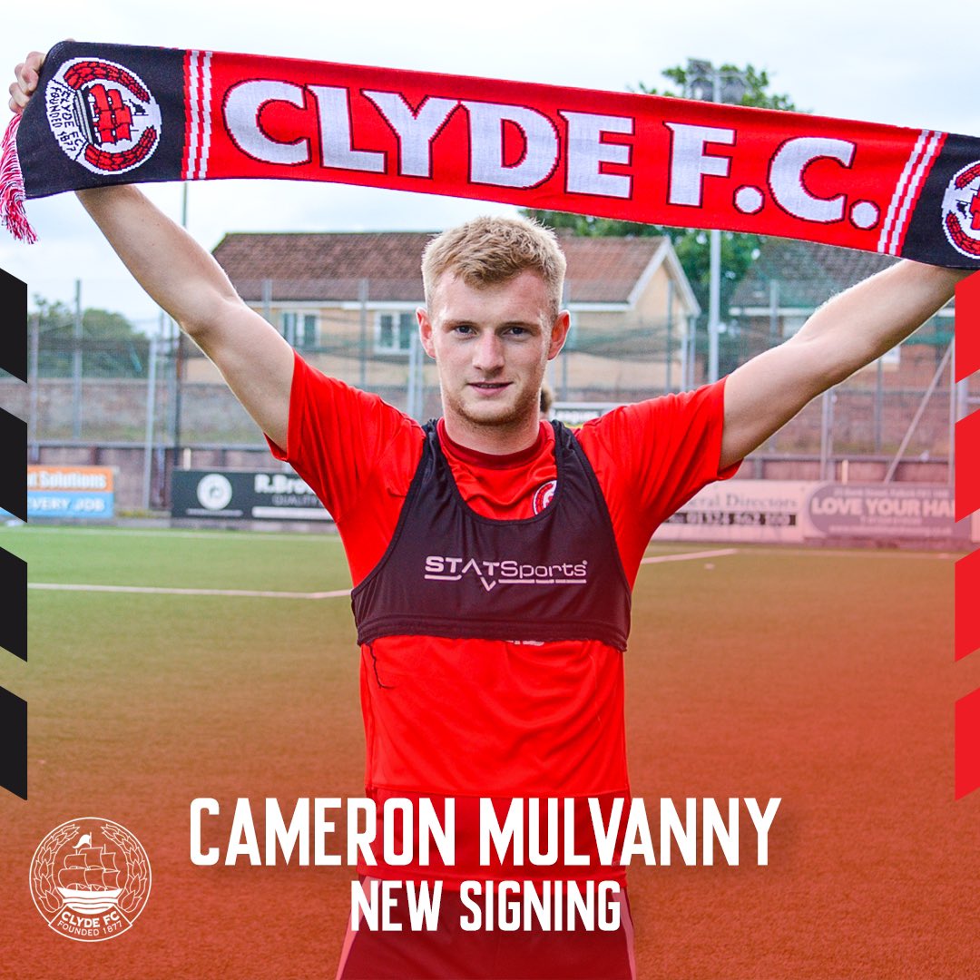 Clyde FC on Twitter: "📝 We are pleased to announce the signing of forward Cameron Mulvanny The ...