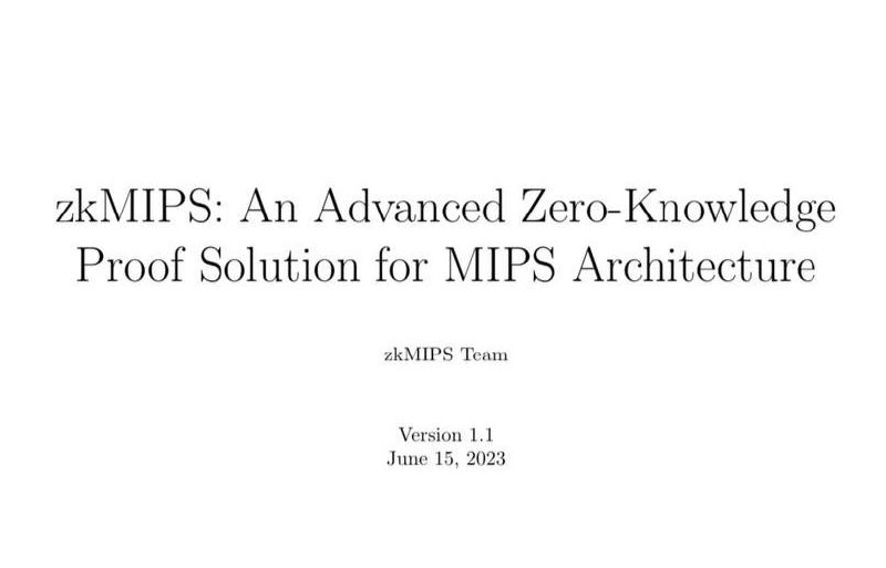 ZKM on Twitter: "Hello! We're ZKM, an open-source infrastructure project based on the MIPS ...