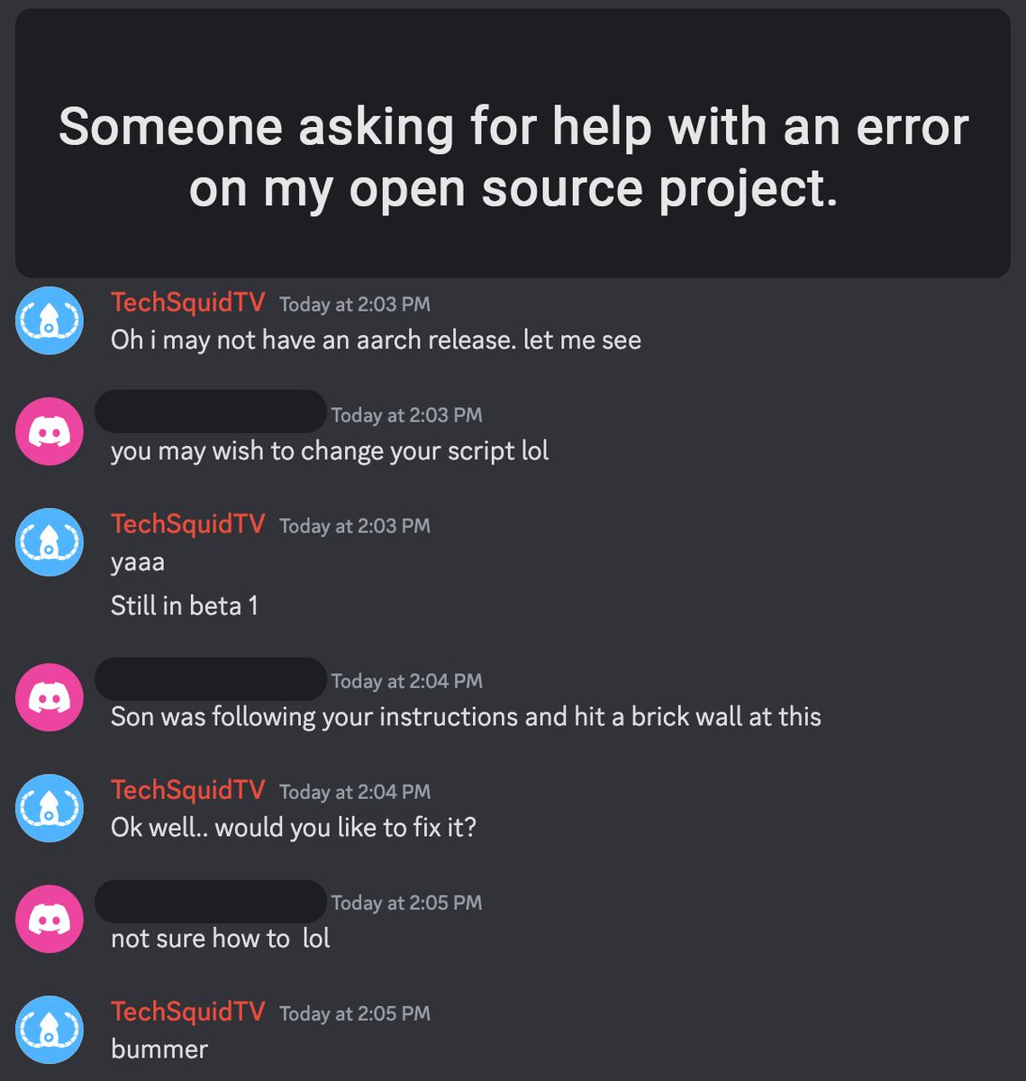 Kyle TechSquidTV on Twitter: "How NOT to open source."