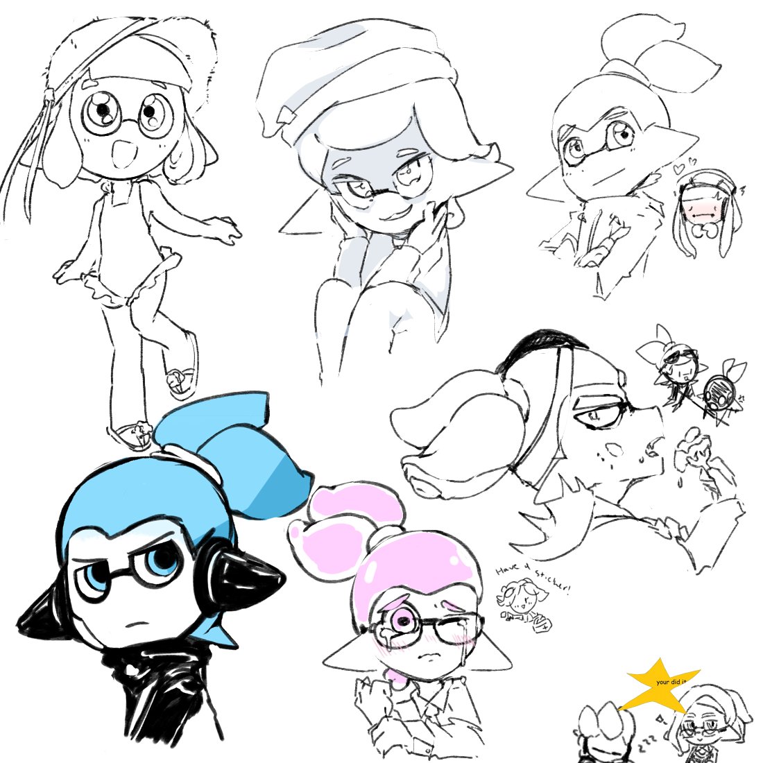 「forgot i made more little doodles!」MyArtsyWorldの漫画