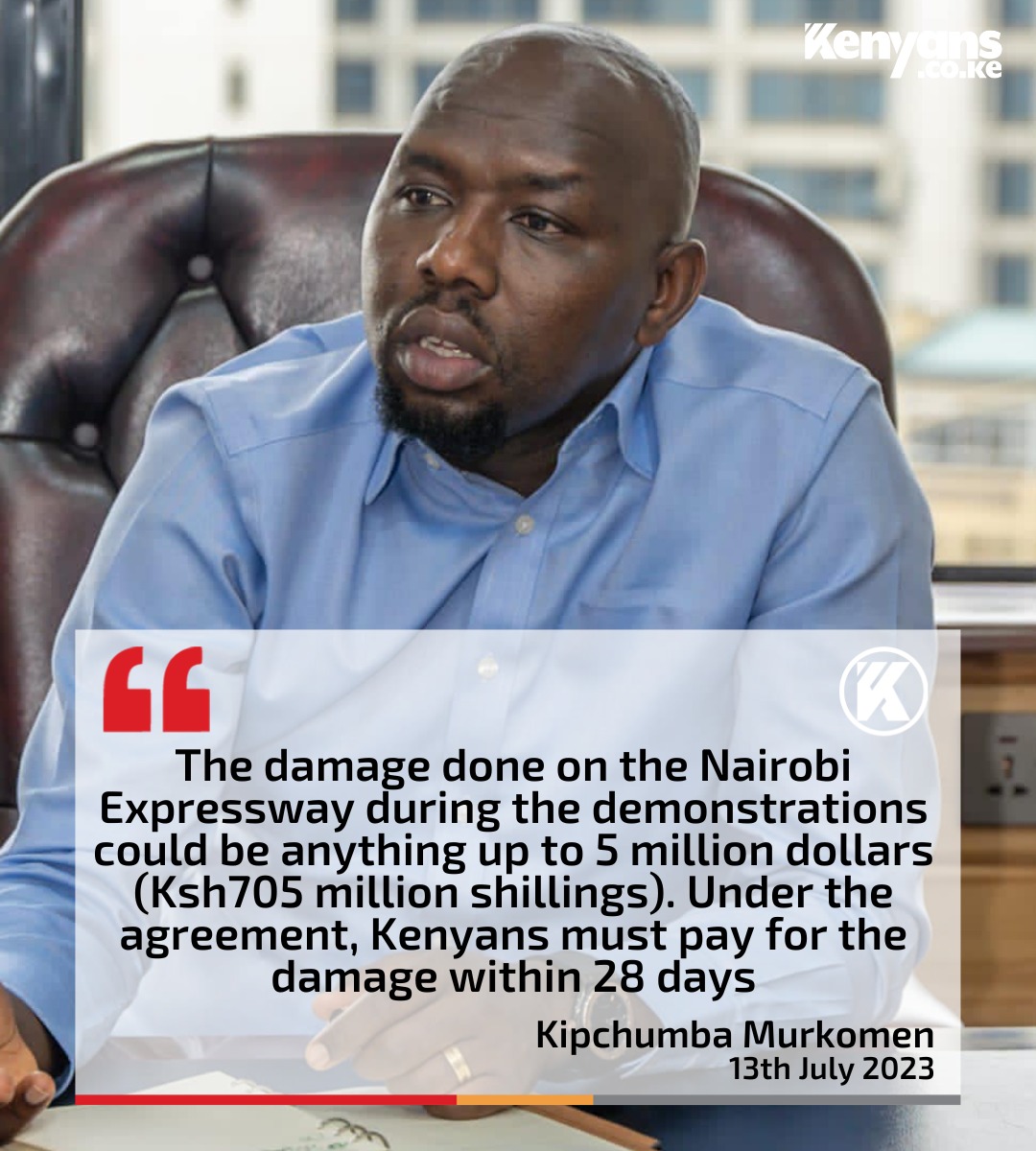 Kaberia Limiri said 🇰🇪 on Twitter: "The damage done on the Nairobi Expressway during the ...