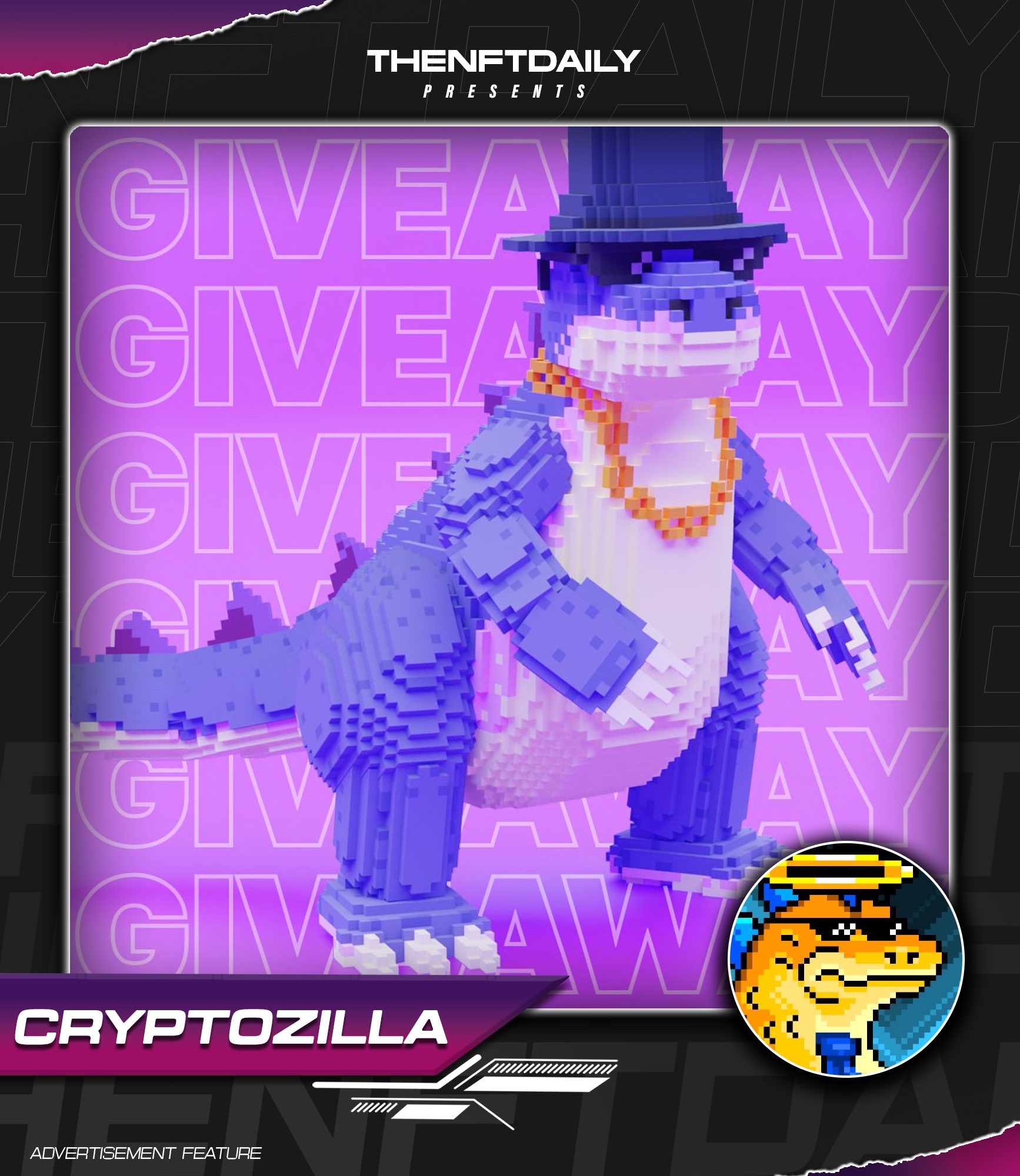 The NFT Daily 🧊 on Twitter: "To celebrate their upcoming VX mint on July 17th @art_zilla are ...