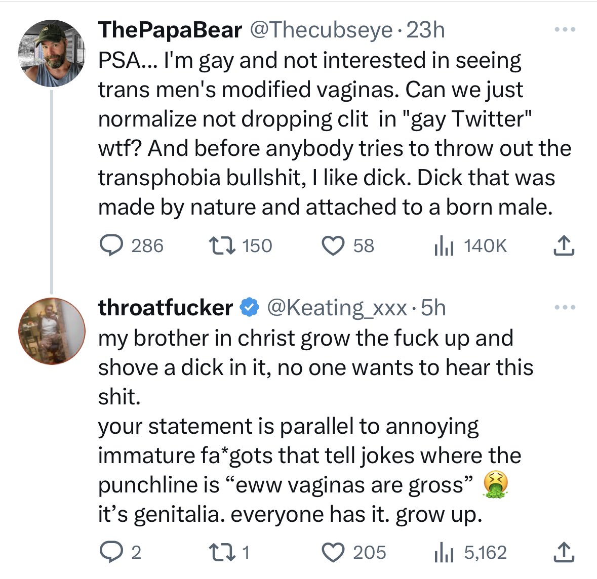 C ☮️🍑 On Twitter If I See Any Transphobic Remarks Like This On My Feed Immediately Block No