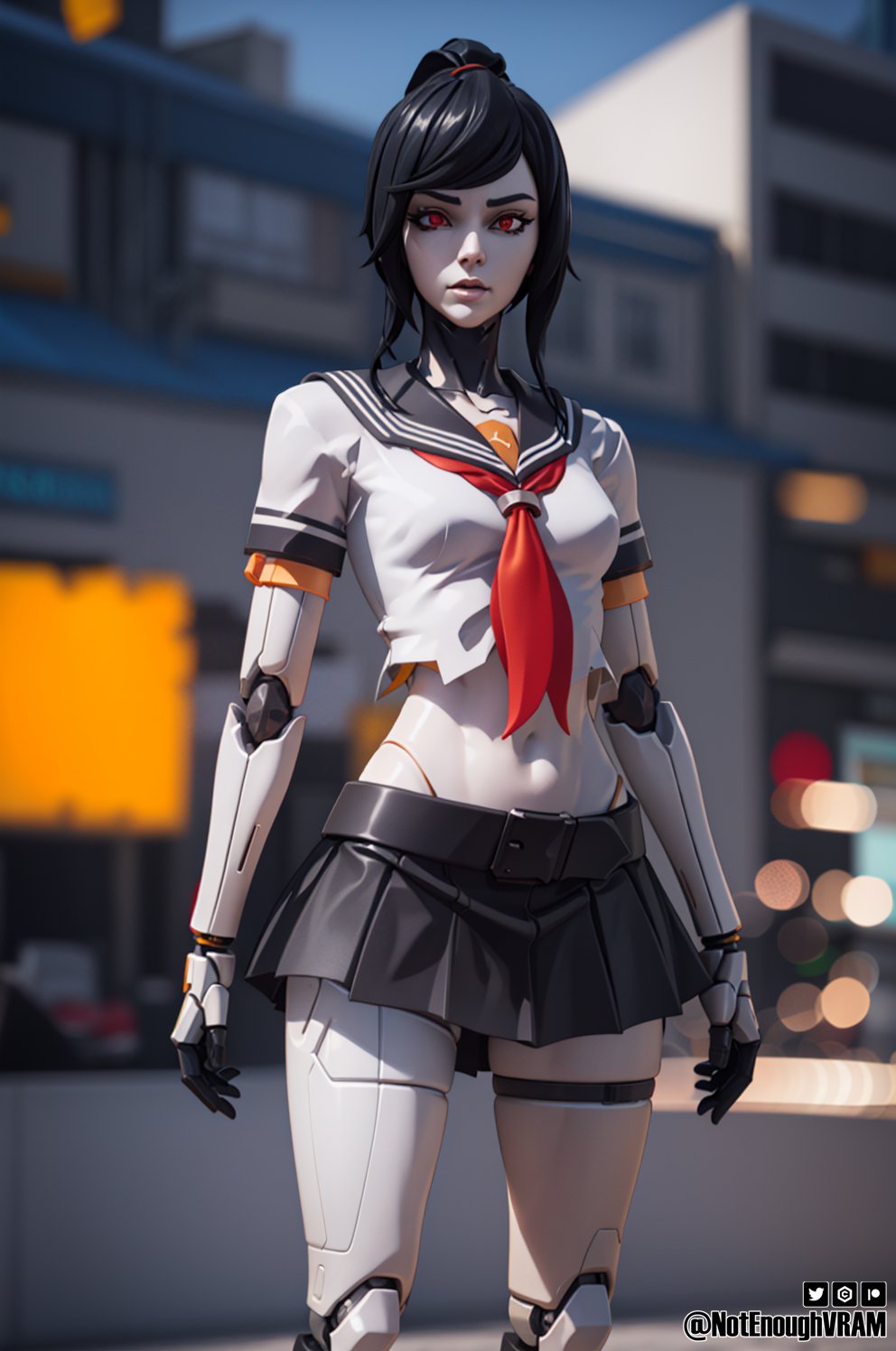 Notenoughvram On Twitter Commission Wip Tsukis Bringing Good Looks
