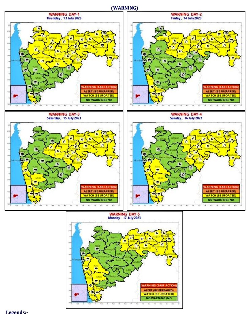 K S Hosalikar on Twitter: "पुढचे 4,5 दिवस राज्यात पावसाचे ...☔☔ कोकण, मध्य महाराष्ट्र विदर्भ ...