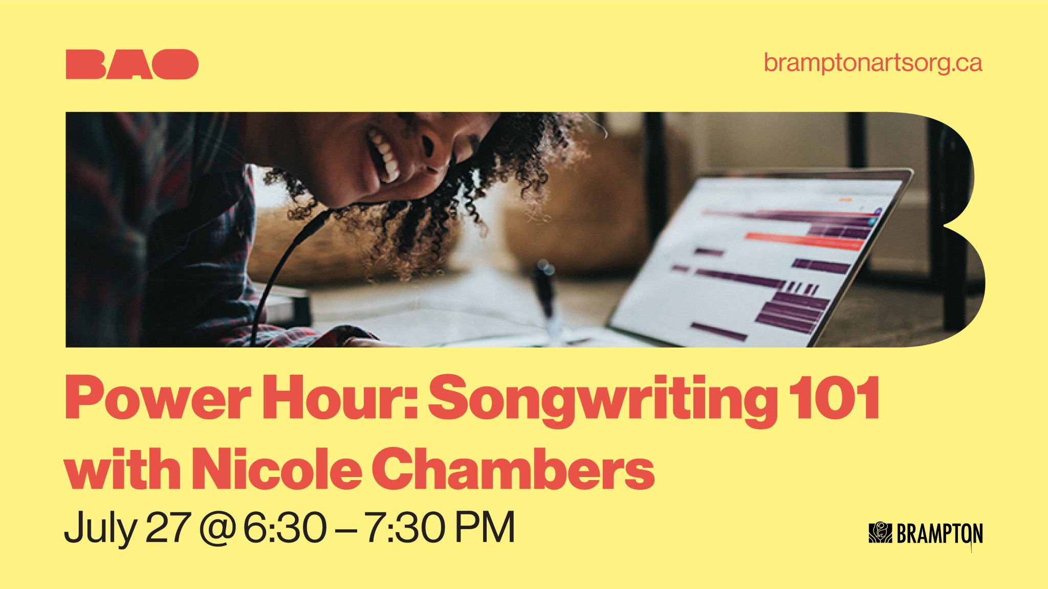Brampton Arts Organization on Twitter: "Find Your Voice: Songwriting ...