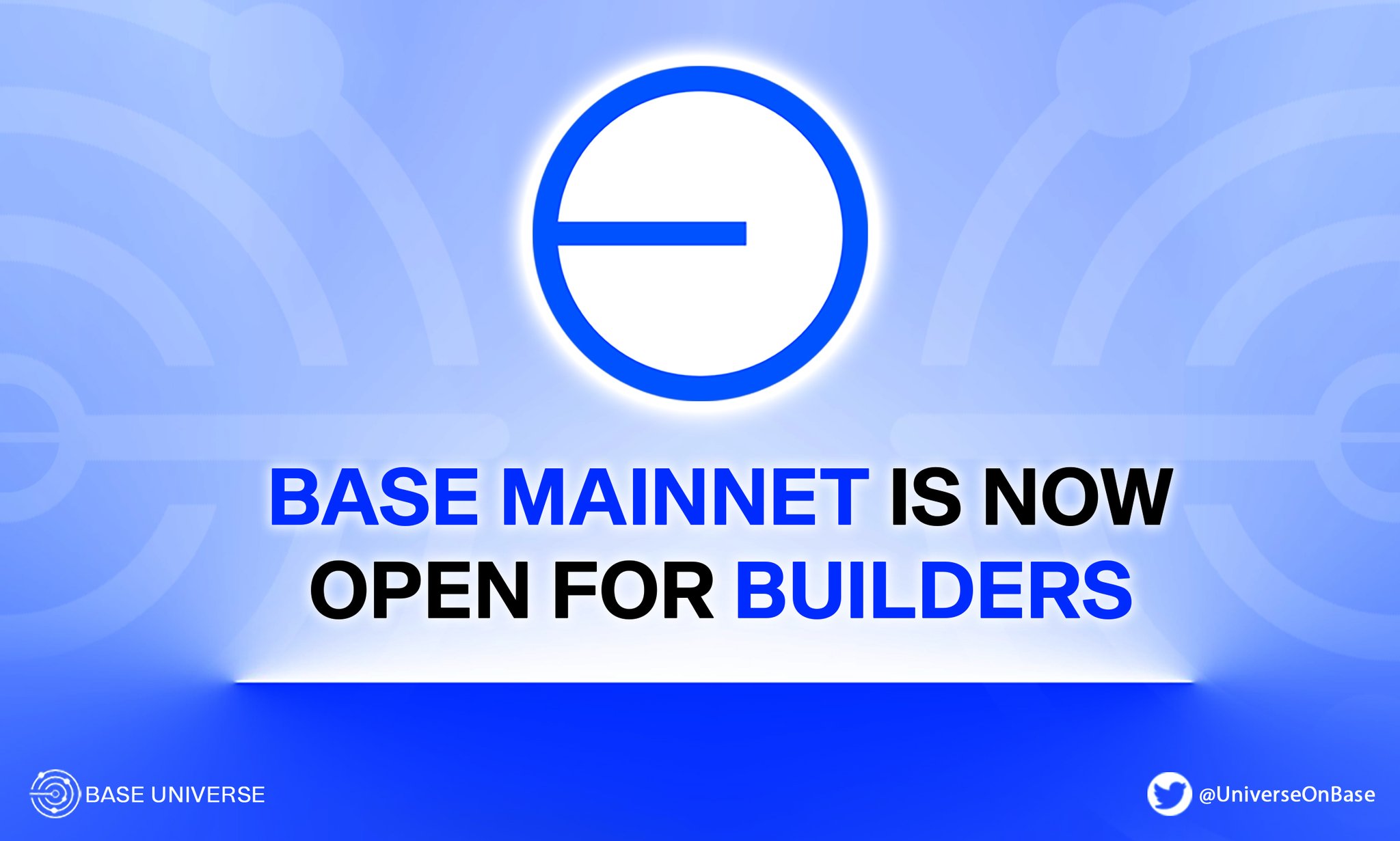 Base Universe 🛡 on Twitter: "🔵 @BuildOnBase mainnet is now available for Builders!!!! 🎉 Hey ...