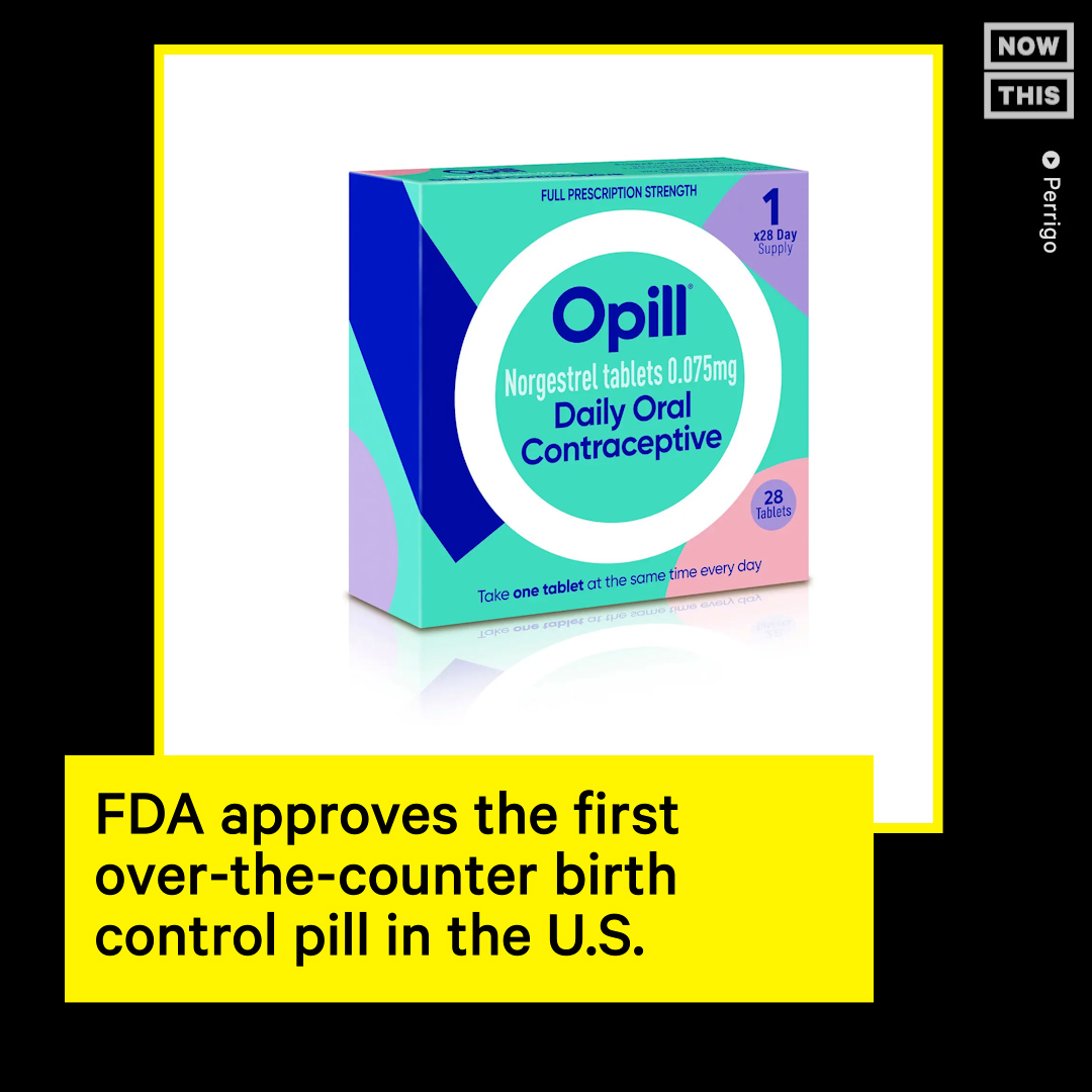 NowThis on Twitter: "The FDA officially cleared the U.S.'s first over-the-counter birth control ...