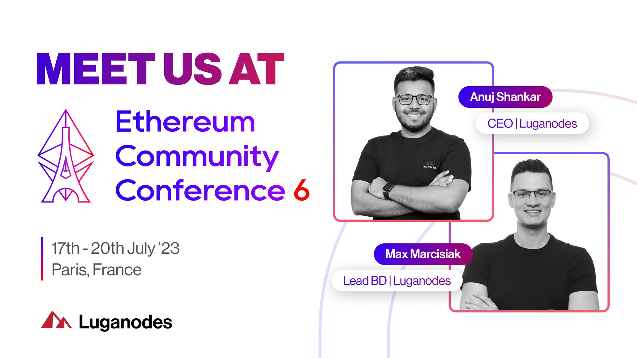 Luganodes on Twitter: "Countdown to #EthCC is on, and we're thrilled to announce that @luganodes ...