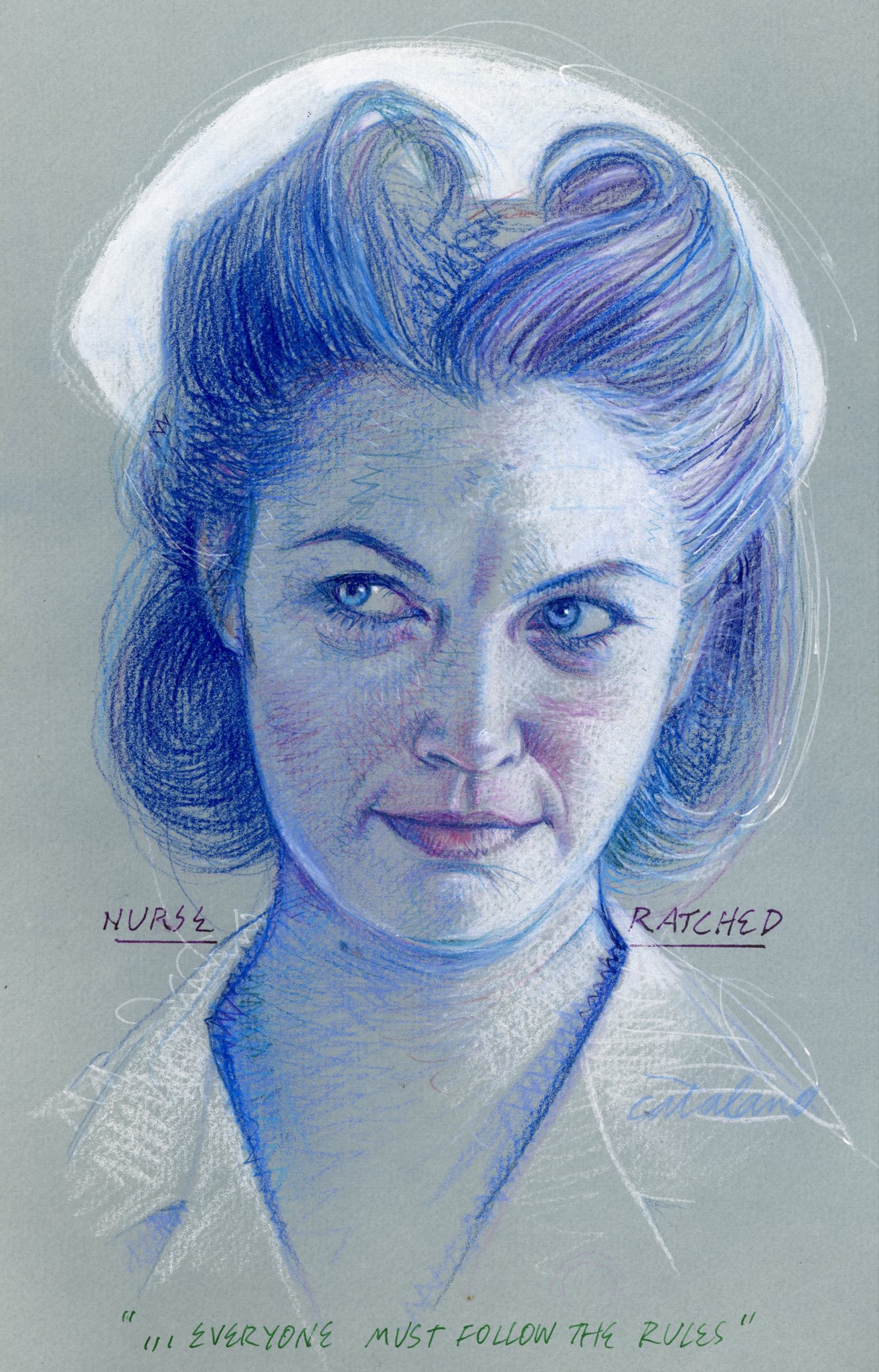 Nurse Ratched Drawing