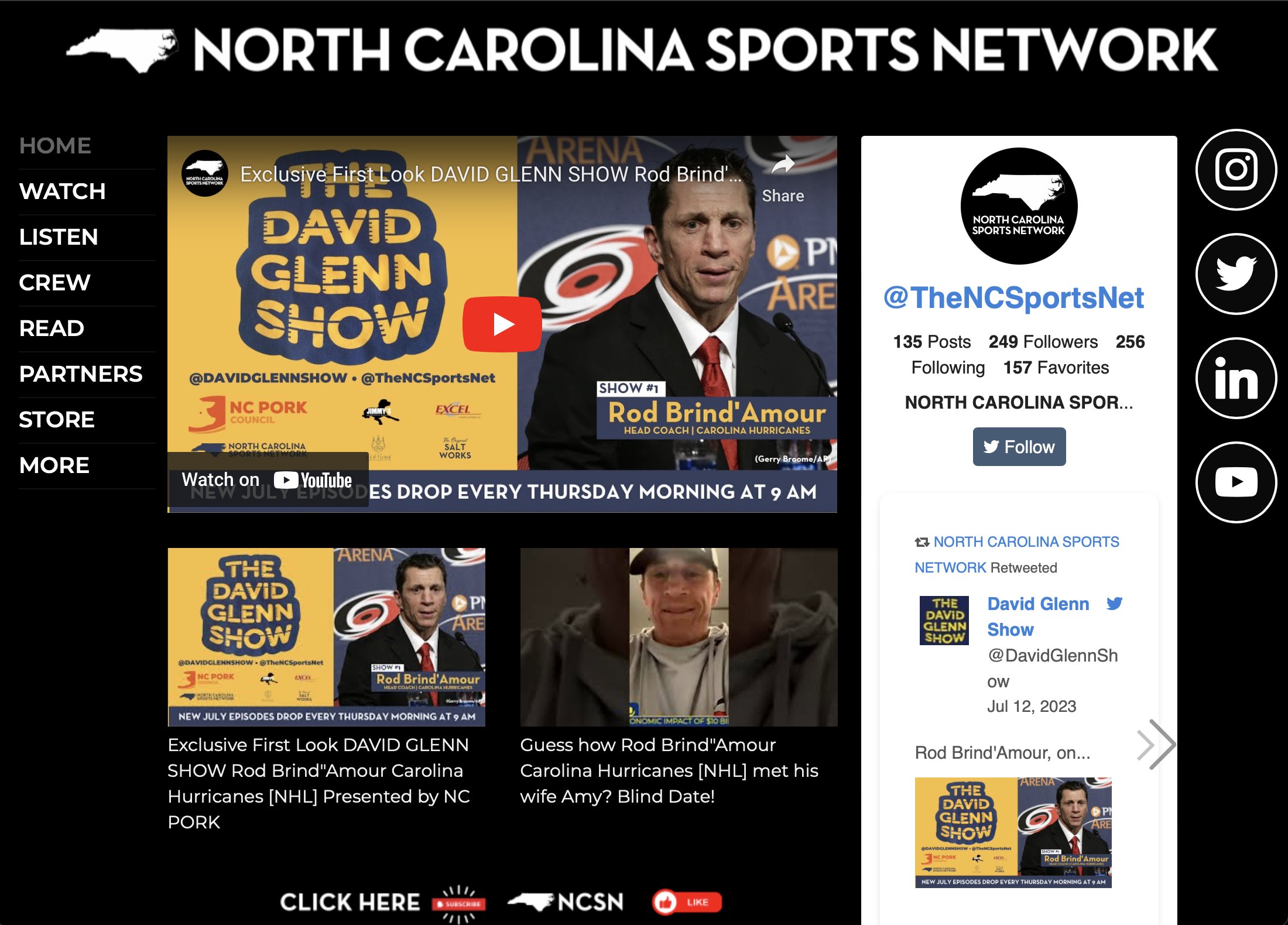NORTH CAROLINA SPORTS NETWORK (@TheNCSportsNet) / Twitter
