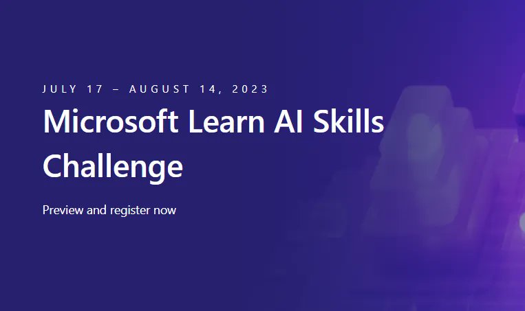 Michel Mendes on Twitter: "⚡⚡⚡FREE MICROSOFT AI SKILLS TRAINING⚡⚡⚡ 👨‍💻Develop essential AI ...