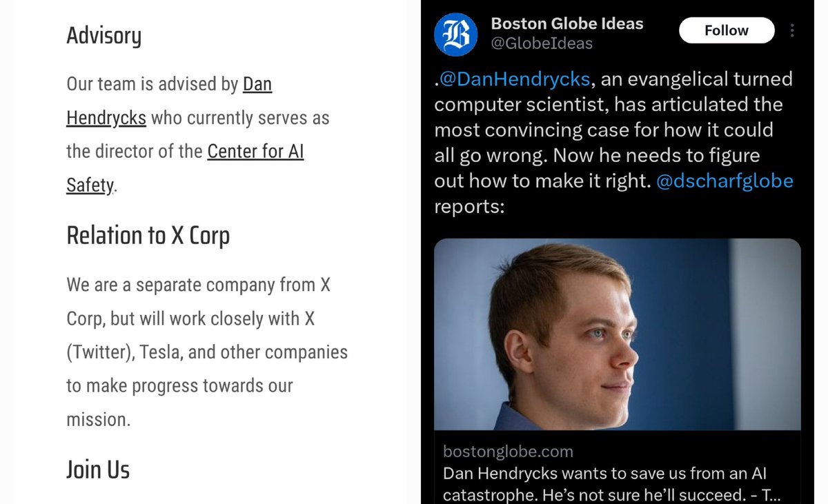 Elon's xAI created to "understand the true nature of the universe" is advised by Dan Hendrycks ...